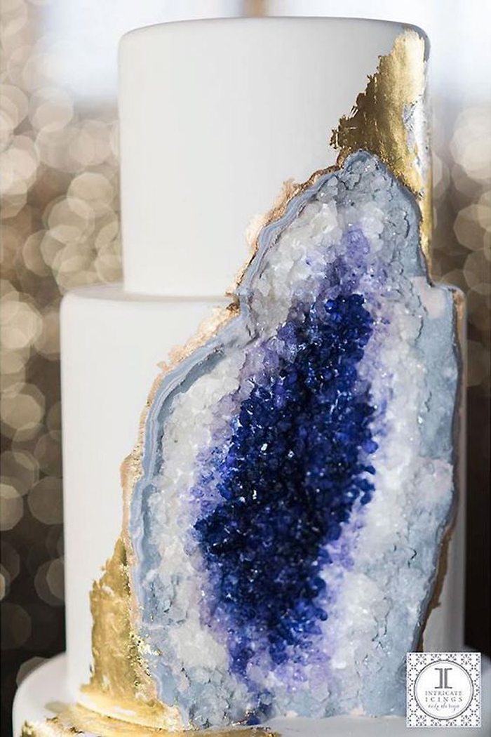 Geode Cake: das rochas vulcânicas às mesas de casamento – Primeira Página